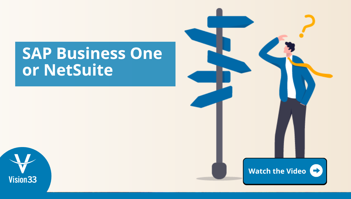 SAP Business One vs NetSuite Video Comparison