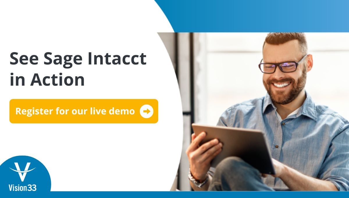Vision33's Sage Intacct Demo