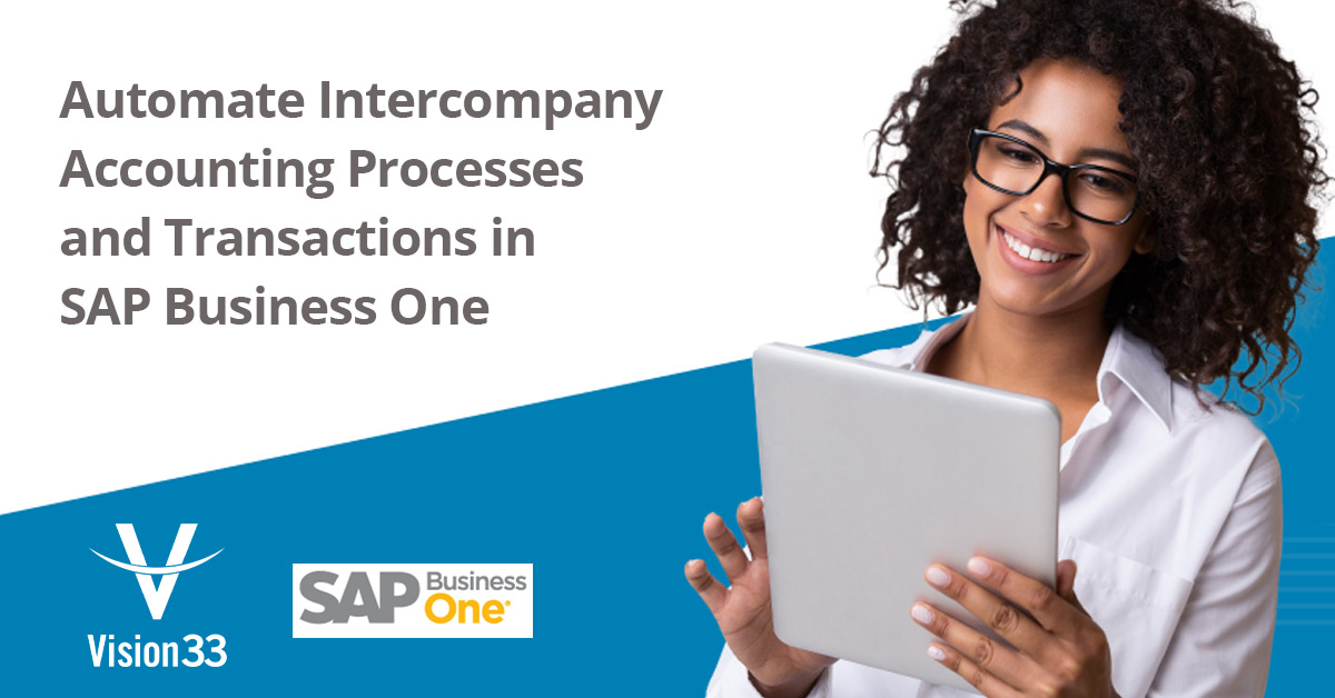 Vision33 SAP Business One Intercompany Solution